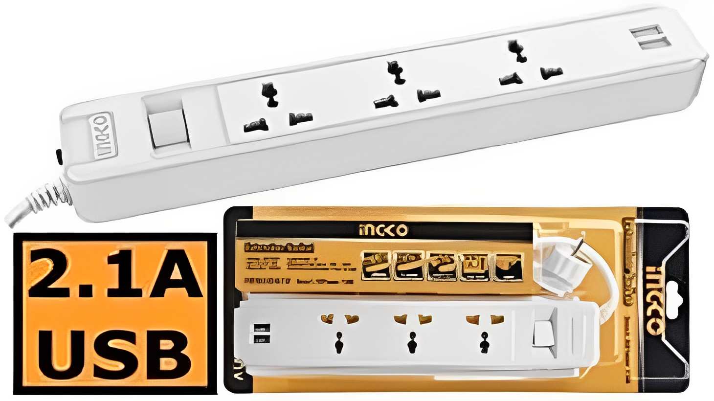 Ổ cắm điện có cổng USB HES13041VSB